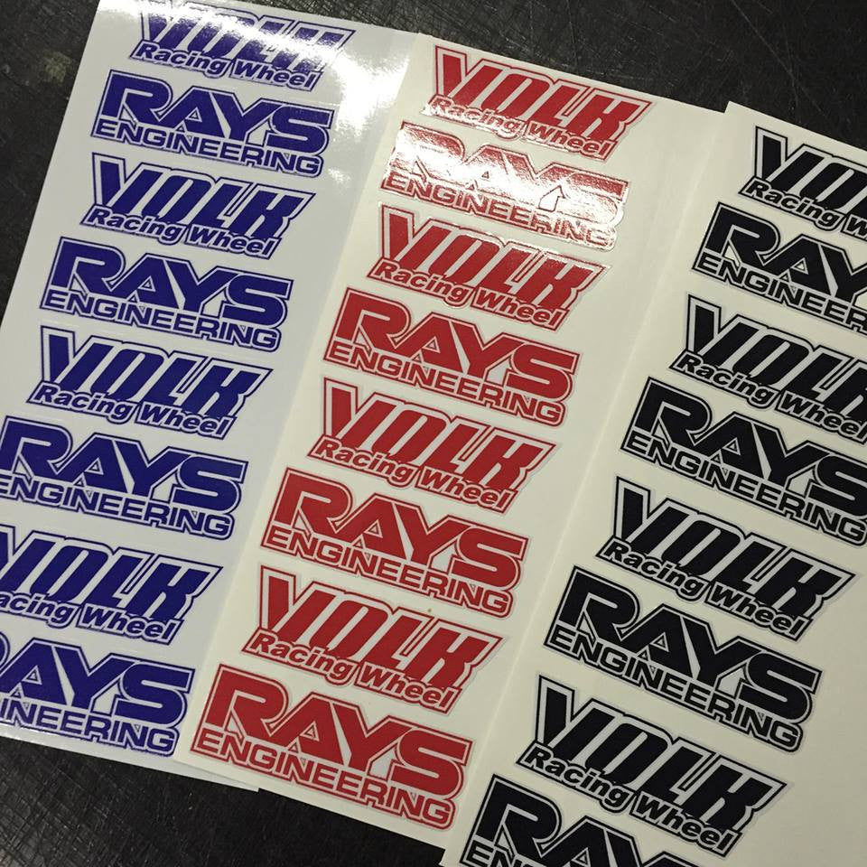 Volk Rays Engineering TE37 Replica Wheel Decal – ihatedecals.ca