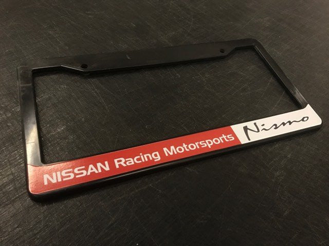 Nissan Racing Motorsports Nismo License Plate Frame – ihatedecals.ca