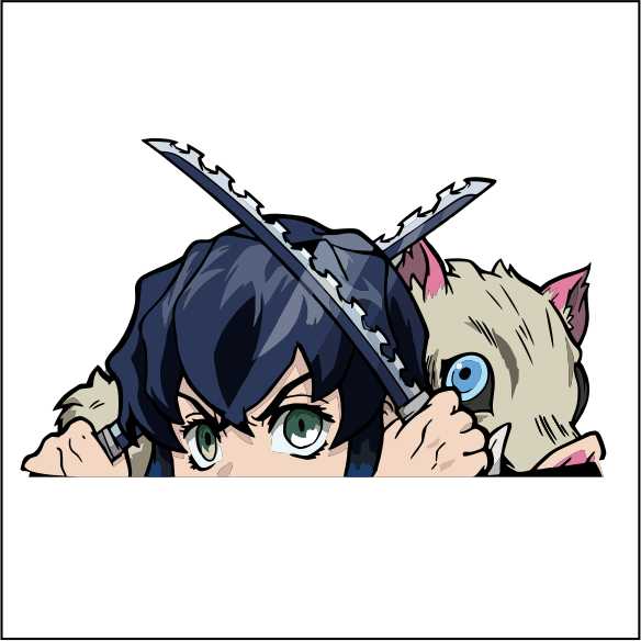 Inosuke Beauty & the Beast – ihatedecals.ca