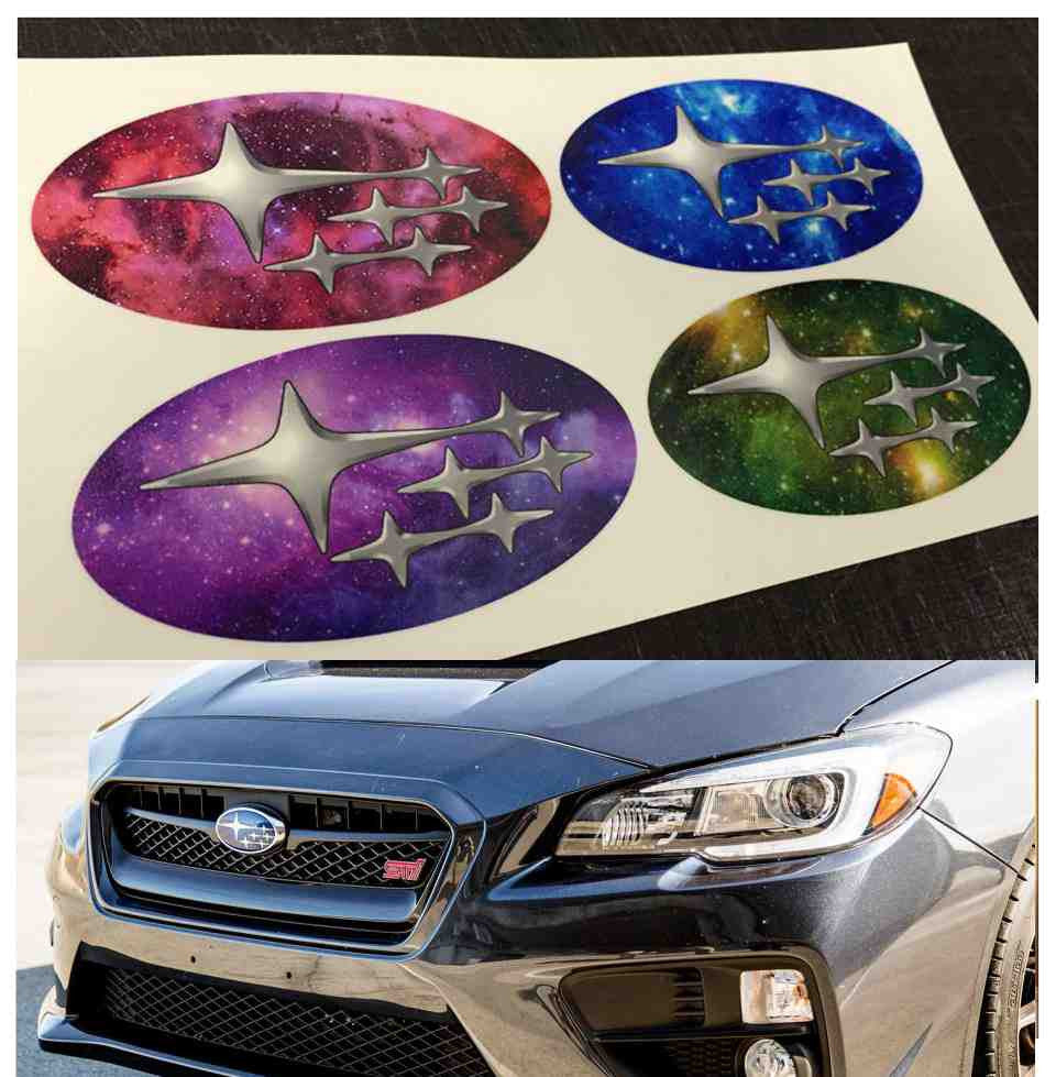 Subaru WRX / STI Sedan emblem galaxy overlay 2015 2018 Models ...