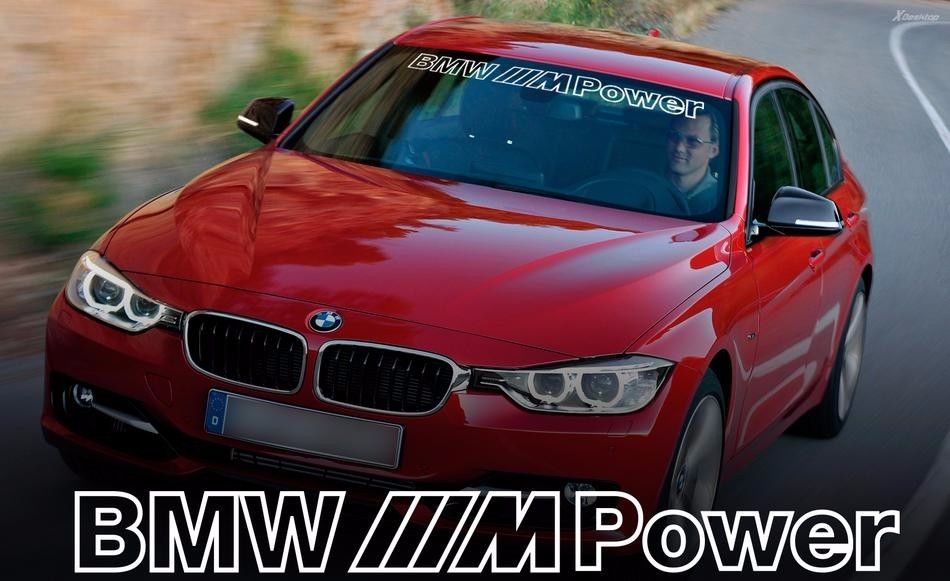 BMW M Power Windshield Decal – ihatedecals.ca