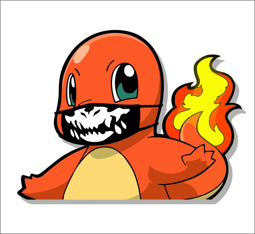 Charmander Mask Peeking – ihatedecals.ca