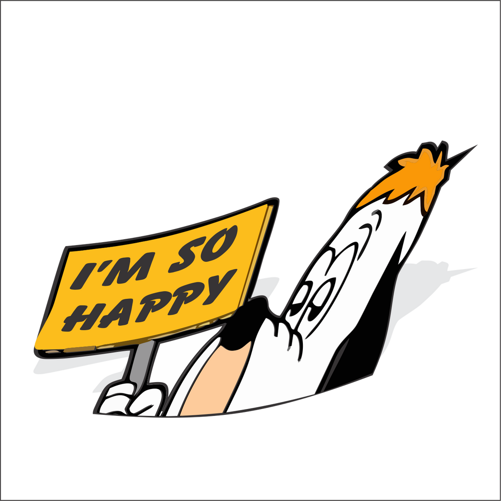 droopy dog peeking – ihatedecals.ca