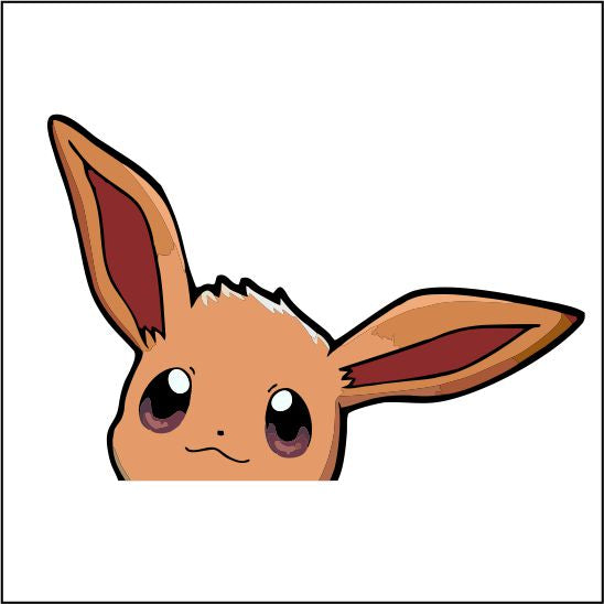 Eevee Peeking – ihatedecals.ca