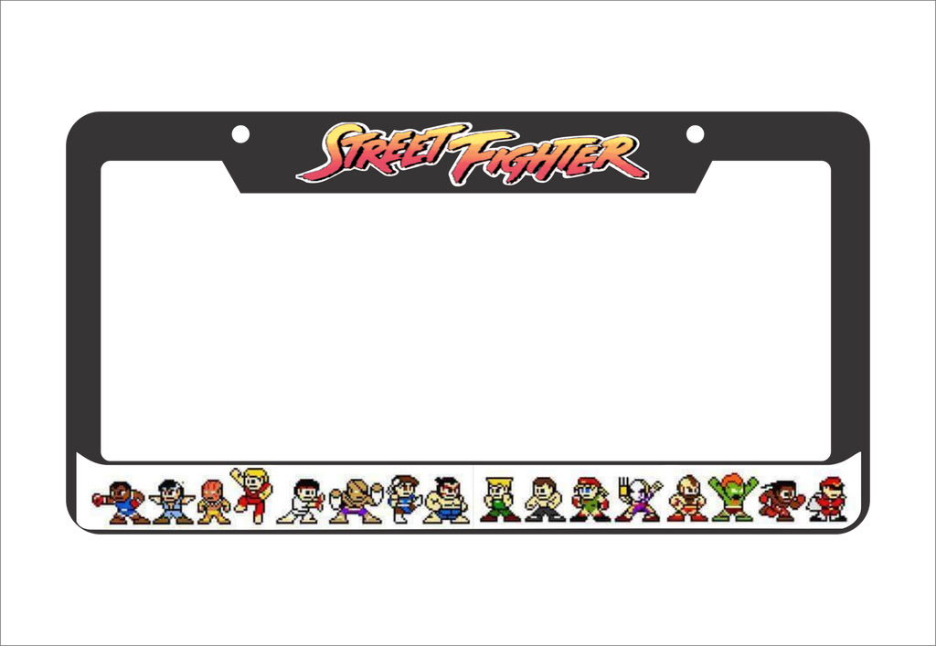 Street Fighter License Plate – ihatedecals.ca