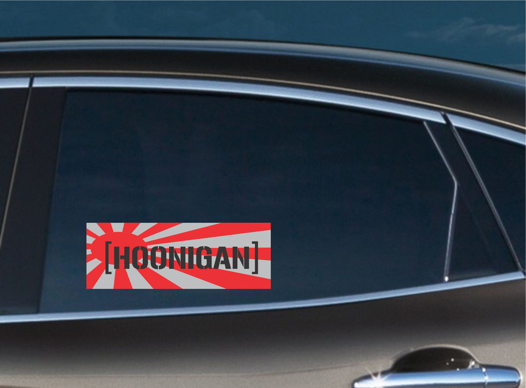 Hoonigan Rising Sun Slap Decal – ihatedecals.ca