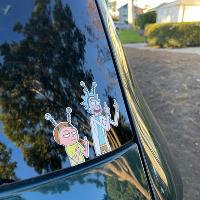 Rick and Morty Middle Finger – ihatedecals.ca
