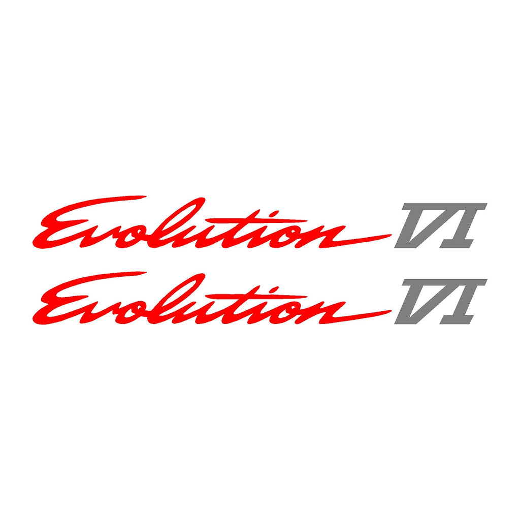 Mitsubishi Lancer Evolution VI 6 Type 2 Side Door Decal – ihatedecals.ca