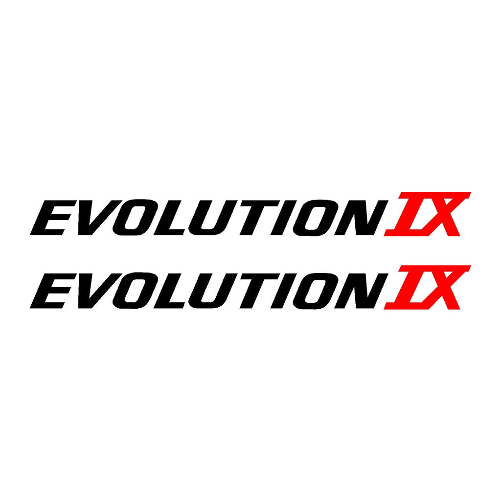 Mitsubishi Lancer Evolution IX 9 Side Door Decal – ihatedecals.ca