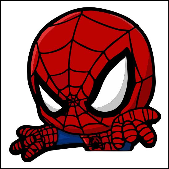 Cute Spider-Man Peeking – ihatedecals.ca